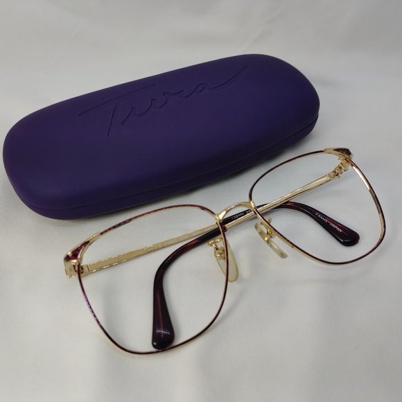 Tura | Accessories | Vintage Tura Eyeglass Frames 259 Bur Full Metal ...